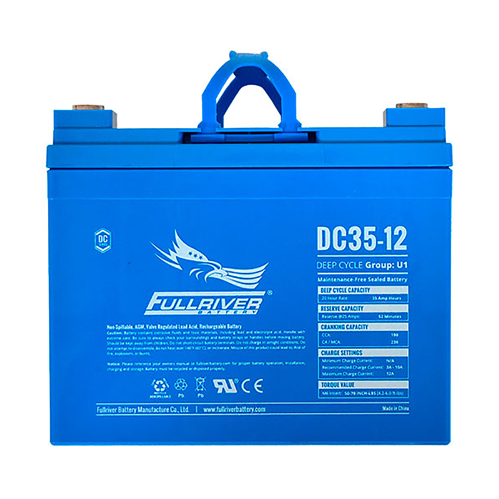 Fullriver DC 12V 35Ah AGM Battery | Shop AGM Batteries Online